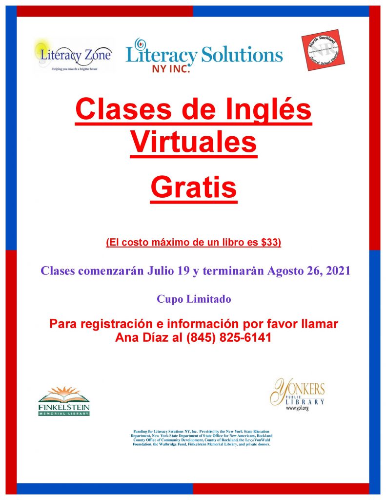 Free Virtual ESOL Classes Begin This Summer Literacy Solutions NY Inc Free Virtual ESOL Classes Begin This Summer Literacy Solutions NY Inc